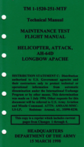AH-64A and AH-64D Apache – Checklist – JSFsim – Innovative Technology ...