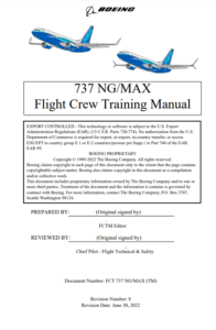 Boeing 737 NG and MAX – Flight Manuals – JSFsim – Innovative Technology for Home Simulation