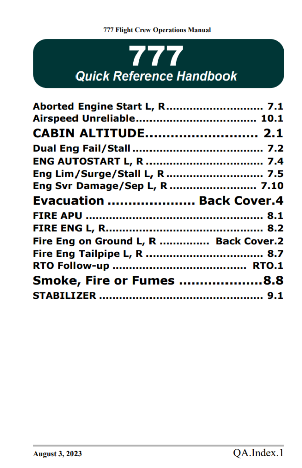 Boeing 737 NG and MAX – Flight Manuals – JSFsim – Innovative Technology ...