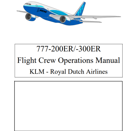 Boeing B787 – FCOM and QRH Checklist – JSFsim – Innovative Technology ...